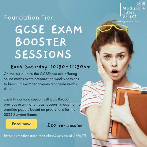GCSE Math Exam Booster Sessions - Maths Tutor Direct