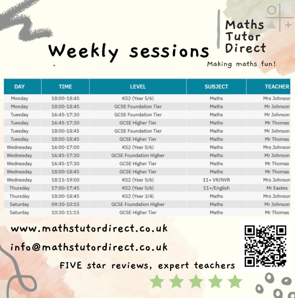 Maths Tutor Direct - Online maths tutor for Key Stage 1, 2, 3 & GCSE